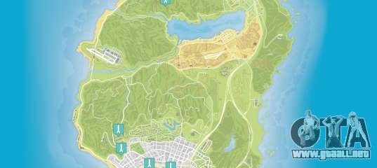 Mapa de Epsilon tratados en GTA 5
