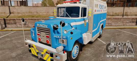 Mack R Bronx 1993 NYPD Emergency Service para GTA 4