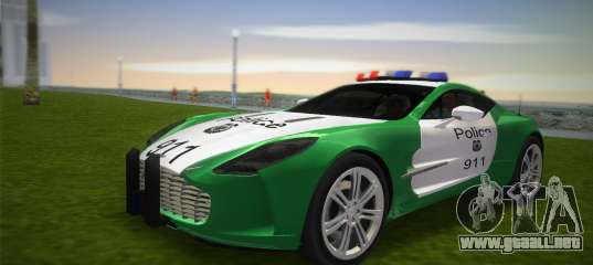 Aston Martin One-77 police para GTA Vice City
