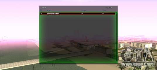 New green SampGUI para GTA San Andreas