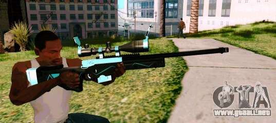 Blue Line Sniper para GTA San Andreas