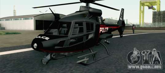 NFS HP 2010 Police Helicopter LVL 3 para GTA San Andreas