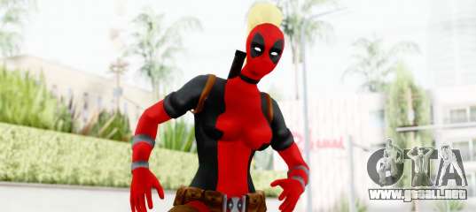 Marvel Heroes - Lady Deadpool para GTA San Andreas