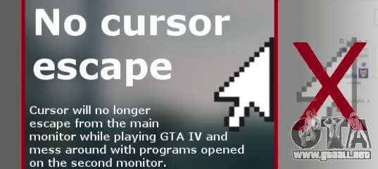 No Cursor Escape para GTA 4