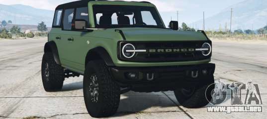 Ford Bronco Wildtrak 4 puertas 2021〡add-on para GTA 5