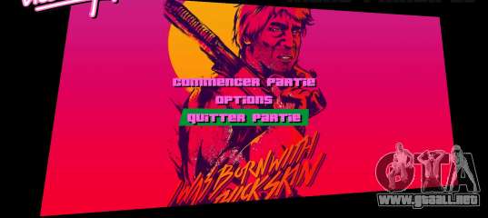 Hotline Miami Menu HD v12 para GTA Vice City