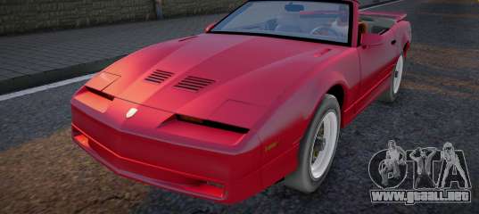 1987 Pontiac Trans AM Convertible para GTA San Andreas