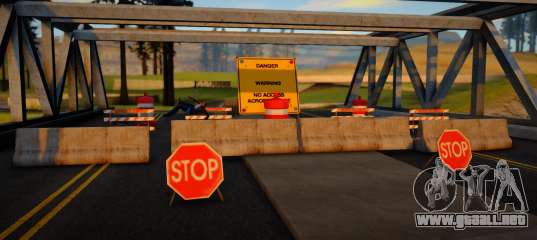 Proper Roadblock Collision para GTA San Andreas