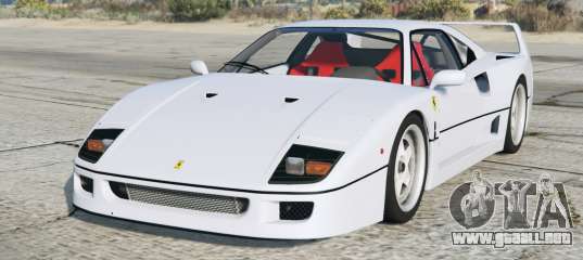 Ferrari F40 1987 Mercury para GTA 5