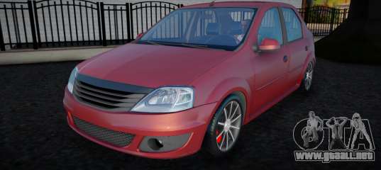 Renault Logan Red para GTA San Andreas