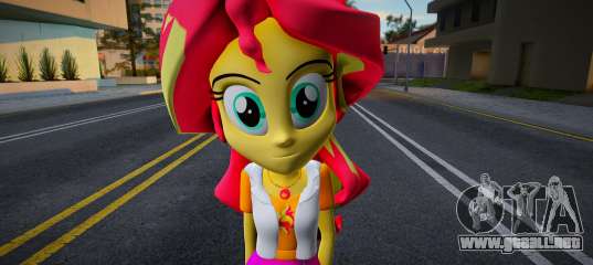 Sunset Shimmer EG4 para GTA San Andreas