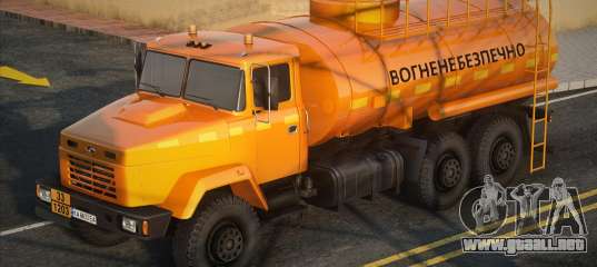KrAZ 63221 Cisterna de combustible (corregido) para GTA San Andreas