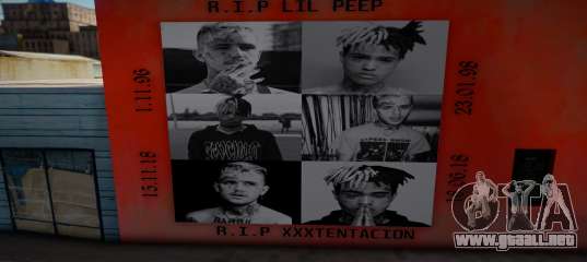 Lil Peep And Xxxtentacion Wall Art Para Gta San Andreas