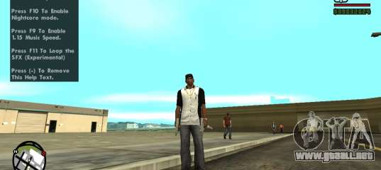 Modificador de efectos de sonido de audio - Mod para GTA San Andreas
