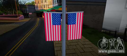 USA Flags Replace in Queens para GTA San Andreas