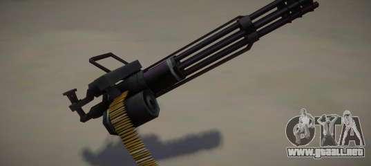 Revamped Minigun para GTA San Andreas