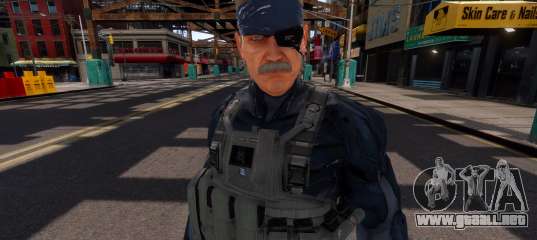 Metal Gear Solid 4 Old Snake para GTA 4
