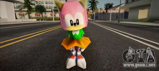 Sonic R Skin - Amy Rose para GTA San Andreas